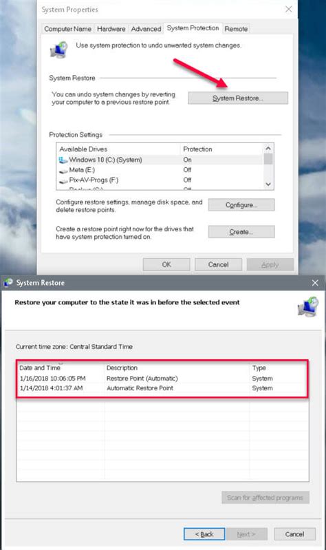 Windows 10 Quick Tips Schedule System Restore Daves Computer Tips