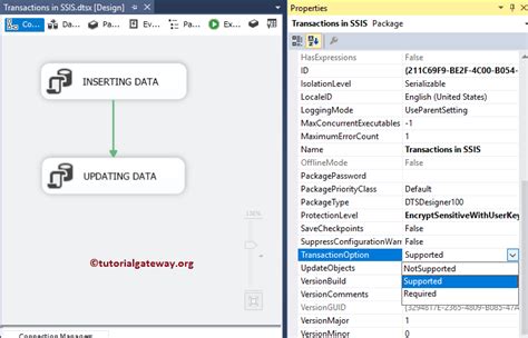 Transactions In Ssis