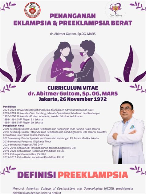 Penanganan Eklampsia And Preeklampsia Berat Pdf