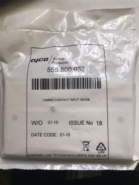 tyco adt cim800 input interface module with faceplate tyco part 568