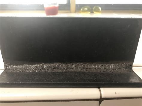 Made An A On My T Joint Test Im A Month In To Stick Welding Welded Metal Projects Welding