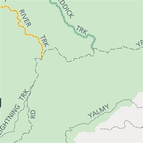 Snowy River National Park Visitor Guide Map By Parks Victoria Avenza Maps