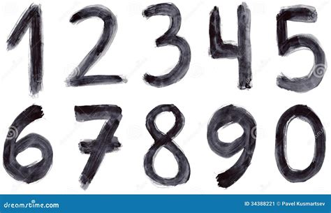 Grunge Numbers Stock Illustration Illustration Of Abstract 34388221