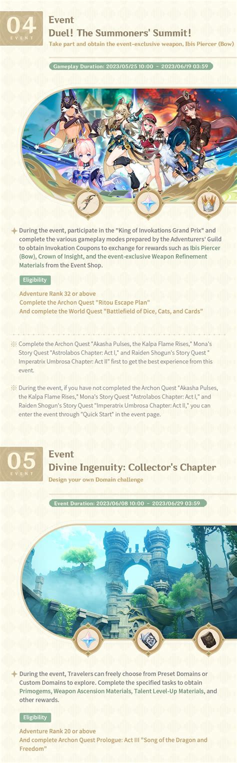 Duel The Summoners Summit Version 37 Events Preview Phase I R