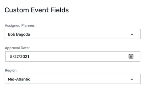 Using Custom Event Fields