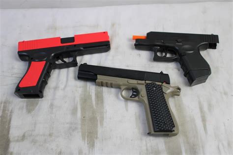 Assorted Locks And Toy Guns Property Room