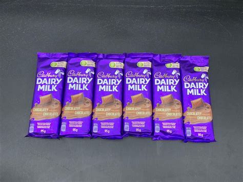 Cadbury Dairy Milk Chocolatey Indulgence Bars 6 X 95g