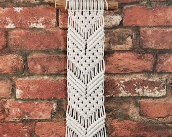 Solid Oak Make ramé Leaves Macrame Kit Etsy