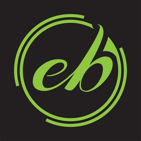 Eb Letter Logo Unique Attractive Creative Modern Initial Be Eb Or E B
