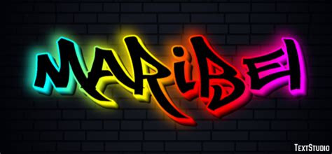 Logotipo De Maribel Maribel Logo Name Logo Generator Candy