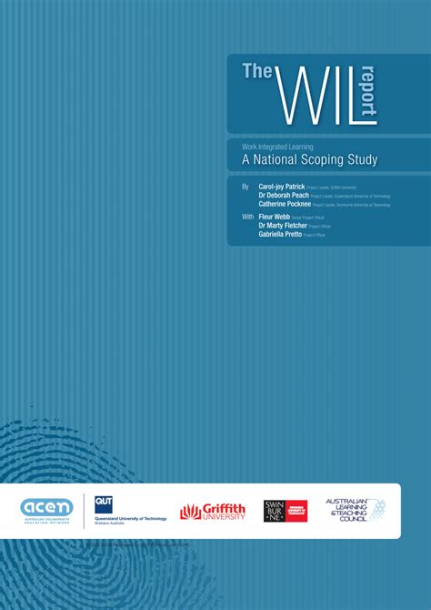 Pdf The Wil Work Integrated Learning Report A National Scoping