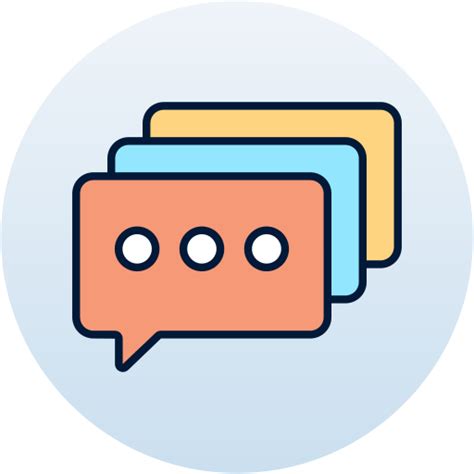 Comment Generic Outline Color Icon