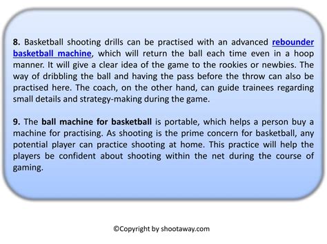 Ppt Effective Basketball Shooting Drills A Comprehensive Guide