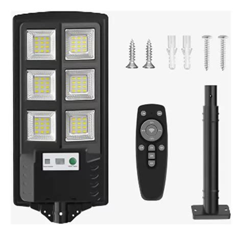 Lámpara Led Solar Focos Para Exterior Suburbana Alumbrado Meses Sin