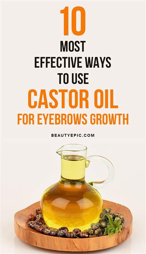 How To Use Castor Oil For Thicker Eyebrows Castor Oil Eyebrows