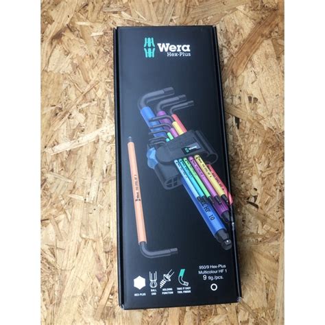 有鉗人工具 德國 Wera 950spkl9 Sm Hf 彩色固持內六角扳手9支組 （有現貨24小時內出貨） 蝦皮購物