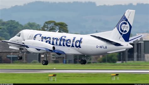 G NFLB Saab 340B Cranfield University Kyle McKinlay JetPhotos
