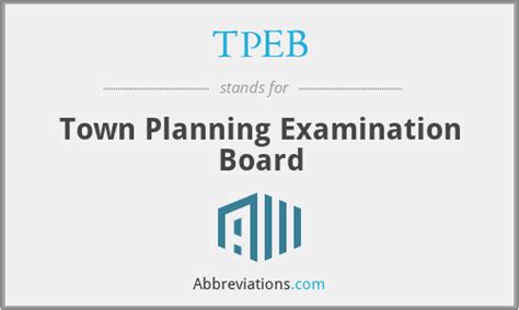 What Does Tpeb Stand For