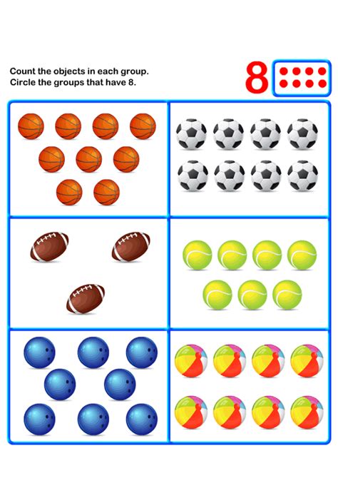 Math Activities For Pre Kindergarten