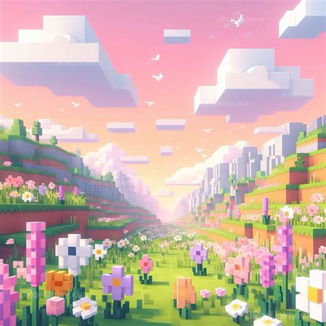 Pink Minecraft Wallpaper
