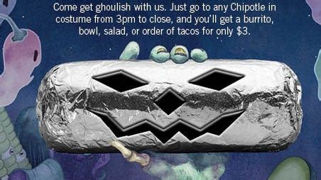 Chipotle Partners With Spirit Halloween For Limited Burrito Themed Costumes
