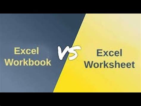 Difference Between Workbook And Worksheet 13 Difference Bet