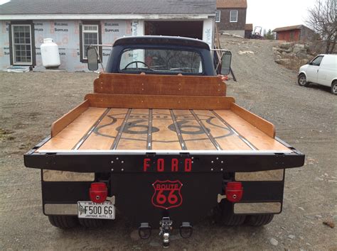 Custom Ford Flatbed Truck Wood Truck Bedding