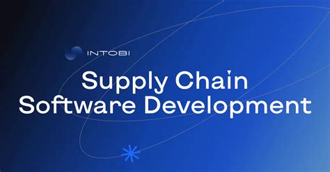 Supply Chain Software Development Company Intobi