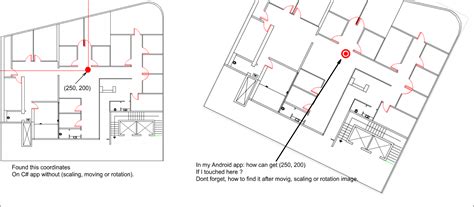 Matrix Get Touch Screen Location Inside Imageview In Android Stack