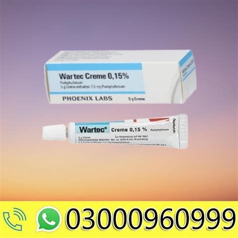 Wartec Cream In Pakistan 03000960999 Order Wartec Cream 5 G Online