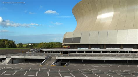 Caesars Superdome Stadium Model Turbosquid 2015826