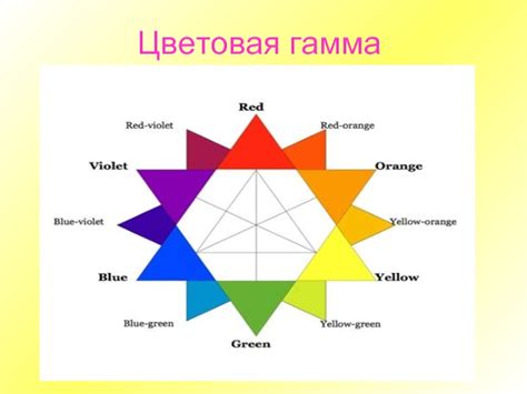 Цветовая гамма