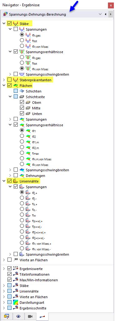 Navigator Stress Strain Analysis Results