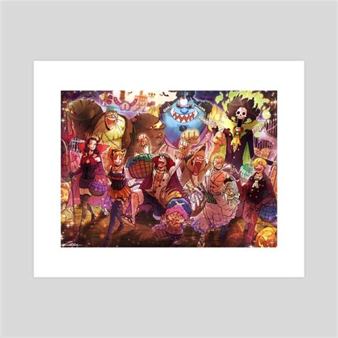 One Piece Halloween An Art Print By Nuno Zou Inprnt