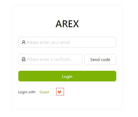 GitLab Login Configuration AREX
