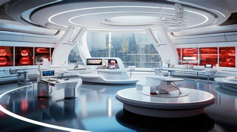 Premium Ai Image Modern Technology Interior Office Background