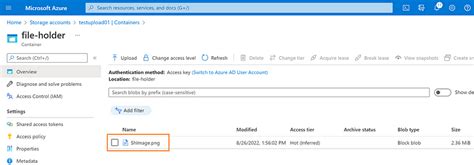 Uploading File To Azure Blob Using Python