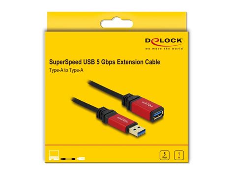 Delock Products 82752 Delock Extension Cable Usb 30 Type A Male Usb