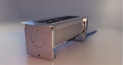 Table Pop Up Power Date Center Connection Box With Outlet Network Hdmi For Conference Desk