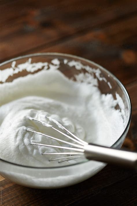 Preparing Meringue By Stocksy Contributor Martí Sans Stocksy