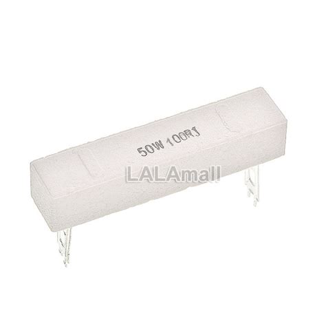 1pc Cement Resistance 50w 100ohm 100r 50w100rj Resistor Lazada Ph