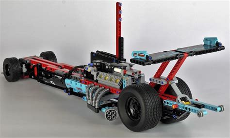 Review Drag Racer LEGO Technic S Souped Up Funny Car Brickset LEGO Set Guide And
