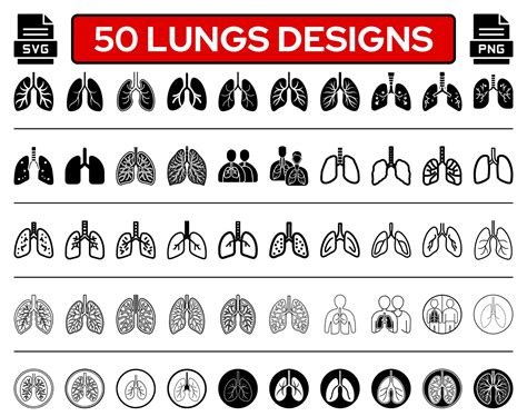Lungs Svg Lungs Svg Bundle Lungs Svg Files For Cricut Lungs Cut