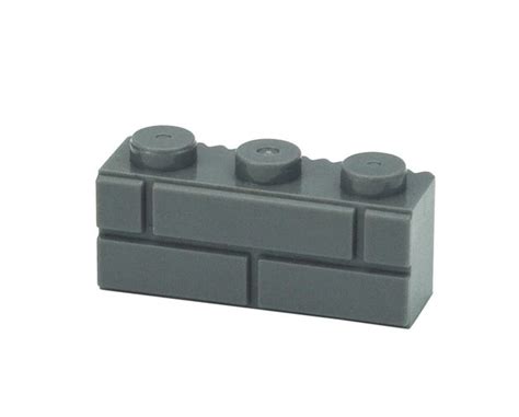 Hg Dark Grey Brick 1x3 Construction Brick Piece Toys Minifigures Lego