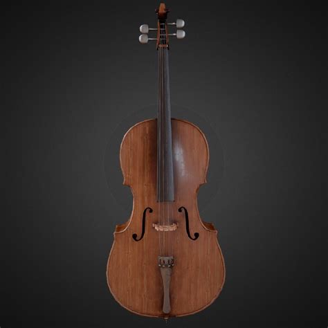 Classical Cello 3d Model By Gabrielsolon