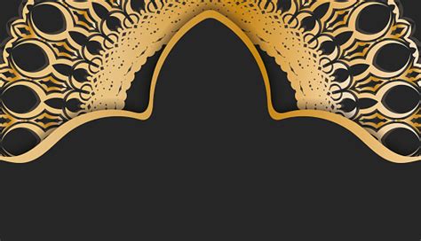 텍스트 아래 디자인에 대한 그리스 금 장식 과 검은 색의 Baner 강도 돈을 훔친다 범인은 금화를 훔친다 강도 및 금융 보안 개념 플랫 스타일 벡터 0명에 대한 스톡 벡터