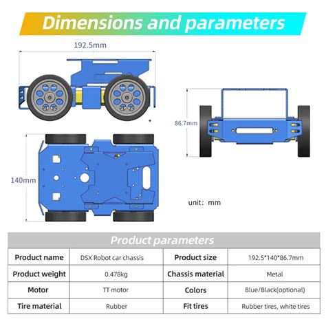 Smart Robot Car Chassis Diy Car Chassis Kit With 4wd And 4 Tt Motor
