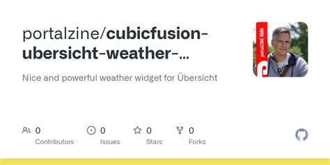 GitHub Portalzine Cubicfusion Ubersicht Weather Widget Nice And Powerful Weather Widget For