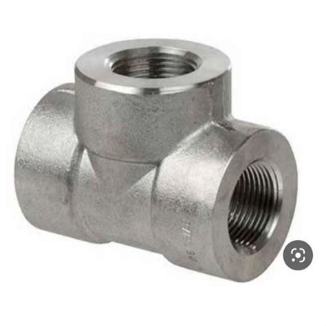 Ss Threaded Unequal Tee For Chemical Handling Pipe At ₹ 245 Piece In Mumbai