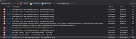 Solution Does Not Build Issue 27 Scope IT Marksman GitHub
